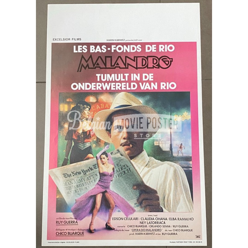 OPERA DO MALANDRO - Belgian Movie Poster Store
