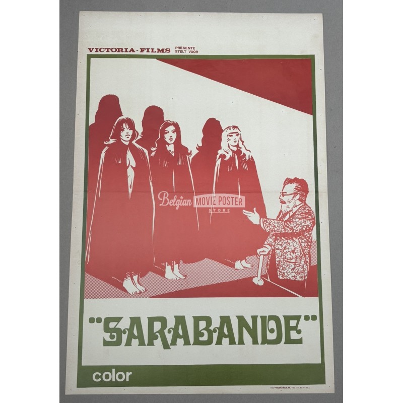 SARABANDE PORNO - Belgian Movie Poster Store